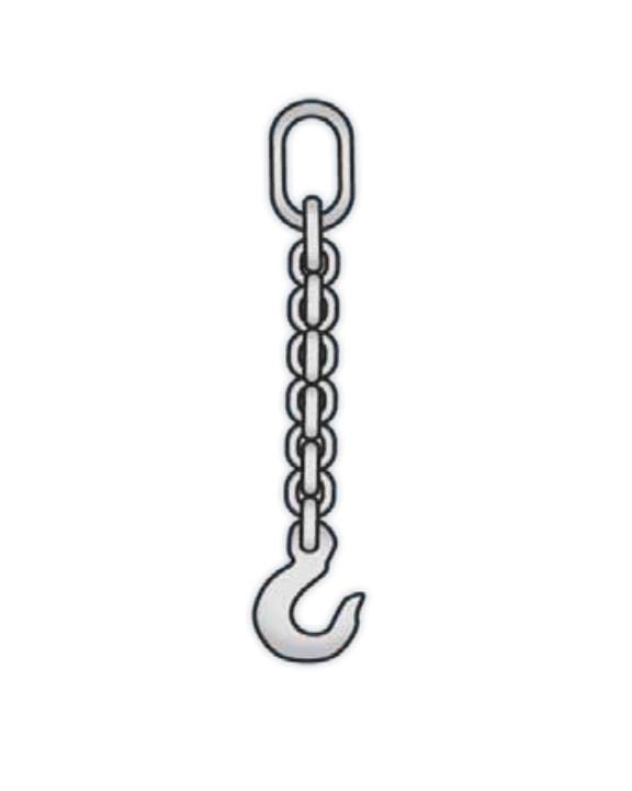 Single Chain Sling with Master Link and Foundry Hook - Carter Lifting