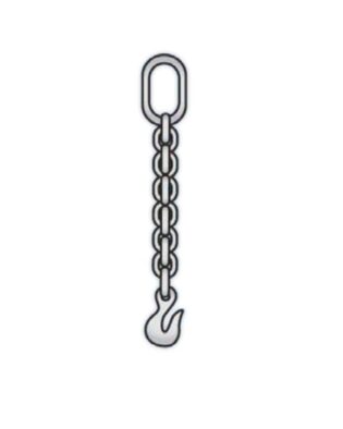 Single Chain Sling With Master Link and Grab Hook - Carter Lifting