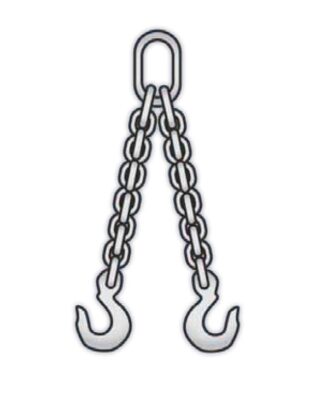 Double Chain Sling with Master Link and Sling Hook - Carter Lifting