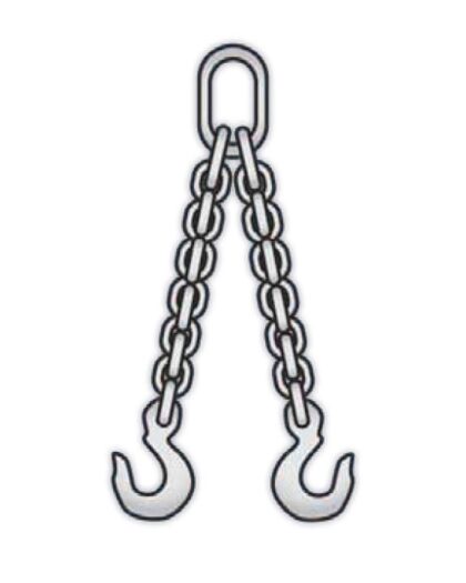 Double Chain Sling with Master Link and Sling Hook - Carter Lifting
